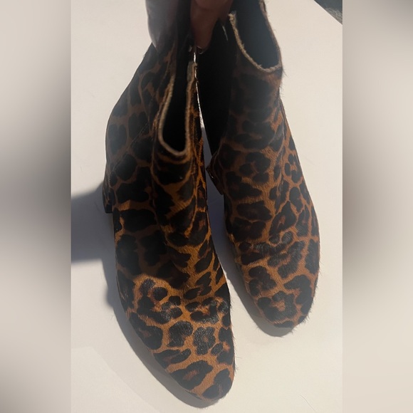 Zara | Shoes | Zara Leopard Ankle Boots | Poshmark